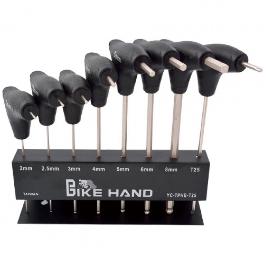Set chei imbus T BikeHand, montabil pe perete - BikeCentral.ro