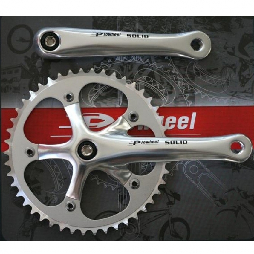 Angrenaj Prowheel SOLID - argintiu - BikeCentral.ro